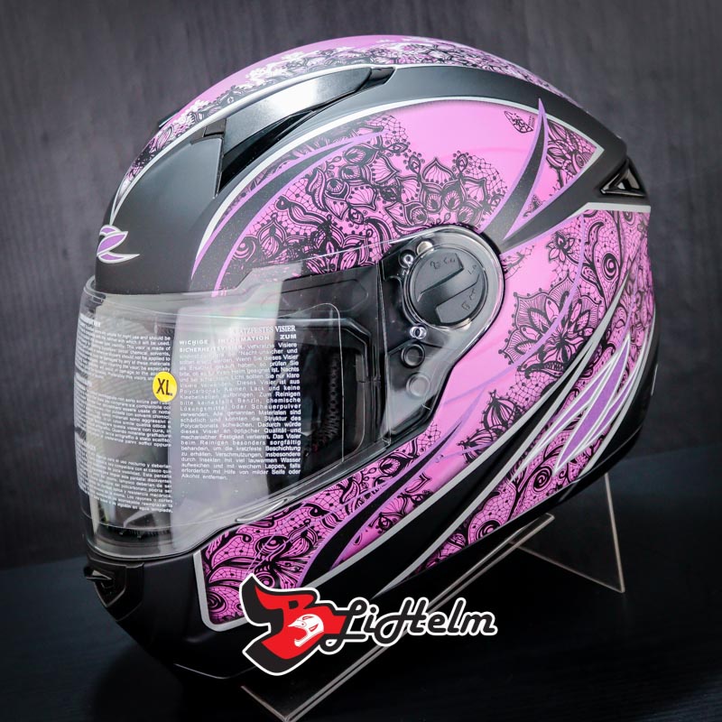 Jual HELM ZEUS ZS 811 BLACK DOFF AL9 PURPLE | ZS-811 FULL FACE | Shopee ...