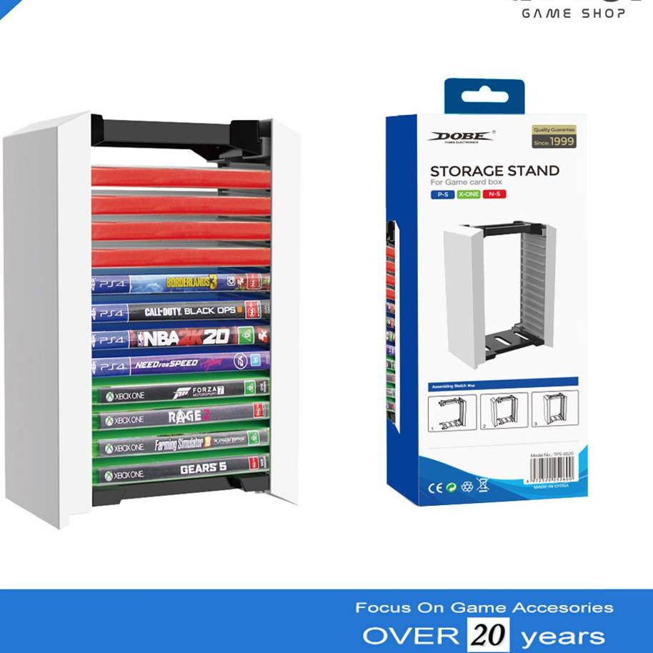 Jual ۩ Rak Storage Stand Tower Tempat Penyimpanan Disc Kaset Nintendo ...