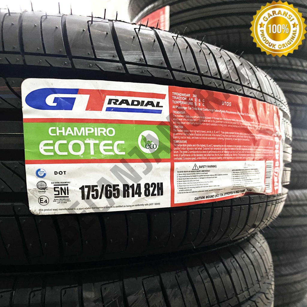 Jual Ban Mobil 175/65 R14 82H GT Radial Champiro Ecotec Tahun Pembuatan Tahun Ini! | Shopee ...