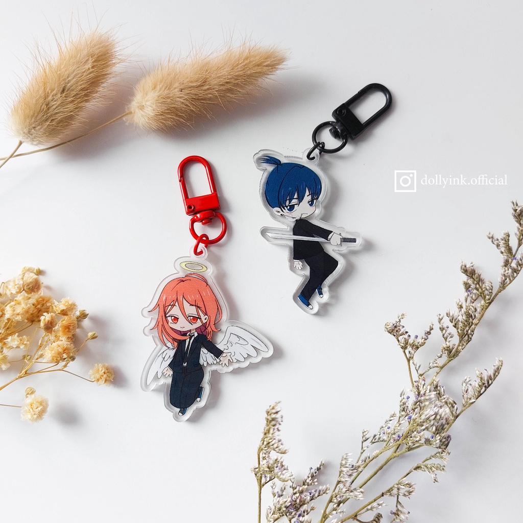 Jual Gantungan kunci chainsaw man/Chainsaw man keychain by dollyink ...