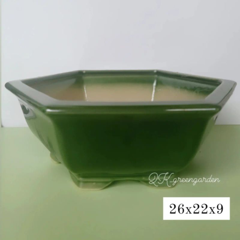 Jual Pot keramik pot bunga bonsai sukulen besar | Shopee Indonesia