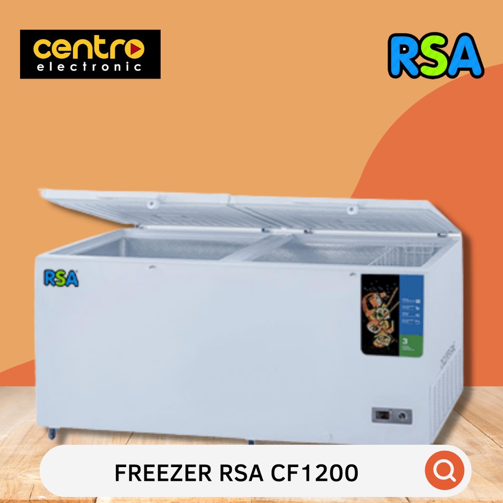 Jual RSA CF1200 Chest Freezer RSA CF-1200 Freezer Box | Shopee Indonesia