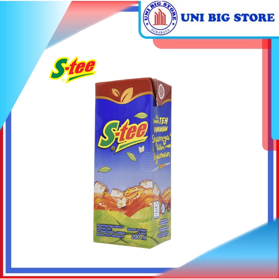 Jual S-tee Teh Kotak Melati 200 ml Jasmine Tea STee | Shopee Indonesia