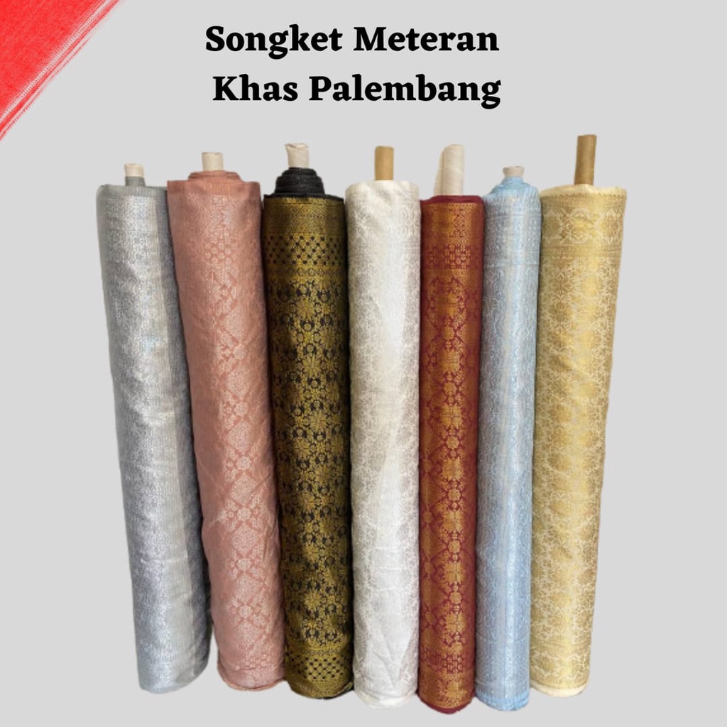 Jual Songket Pash - Songket Meteran Berbagai Macam Motif dan Warna ...