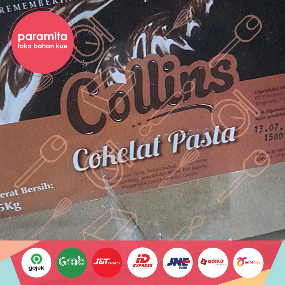Jual Collins Filling Cokelat Pasta Repack 500 gr | Shopee Indonesia