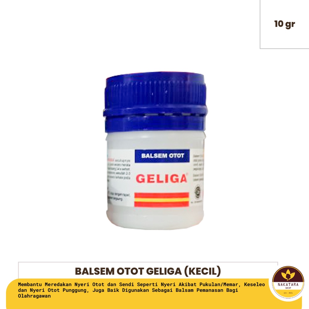 Jual BALSEM OTOT GELIGA UKURAN 10 GRAM (KECIL) | Shopee Indonesia