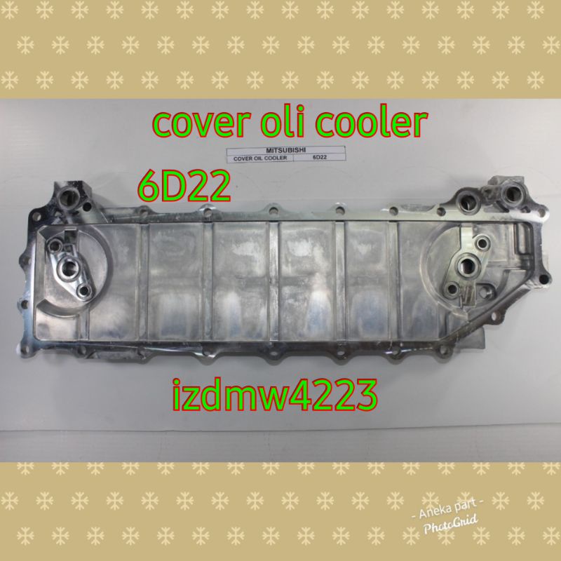 Jual cover oil cooler cover oli cooler mitsubishi fuso 6d22 | Shopee ...