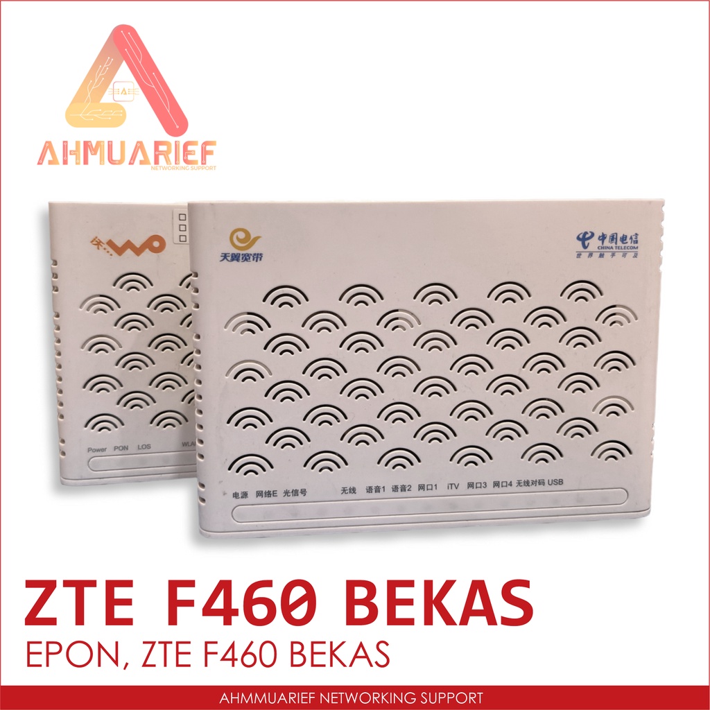 Jual ONT EPON ONU ZTE ZXHN F460 ACCESS POINT WIRELESS WIFI BUKAN F660 ...