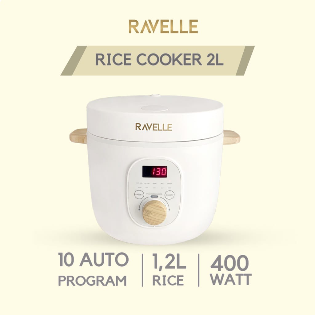 Jual RAVELLE RICE COOKER 1,2 L RICE (2L Water) | Shopee Indonesia