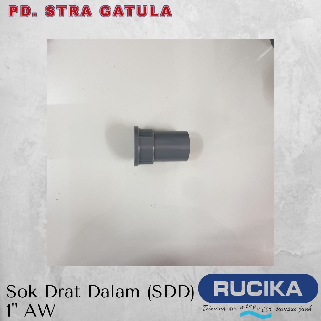 Jual SDD AW 1 FITTING PVC RUCIKA | SOCKET / SOK DRAT DALAM | SOCKET ...