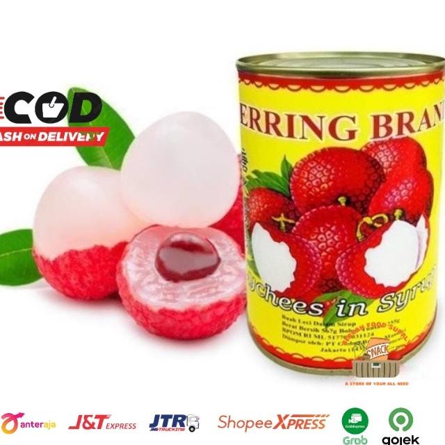 Jual Maxi Promo Lychee kaleng Herring Brand / Lychees In Syrup / Buah ...