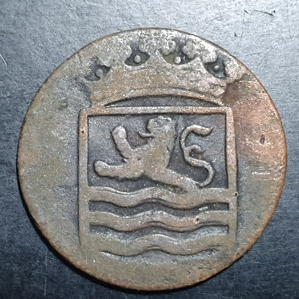 Jual Koin Jaman VOC Zealand Belanda 1 Duit Tahun 1700-an Bekas | Shopee ...