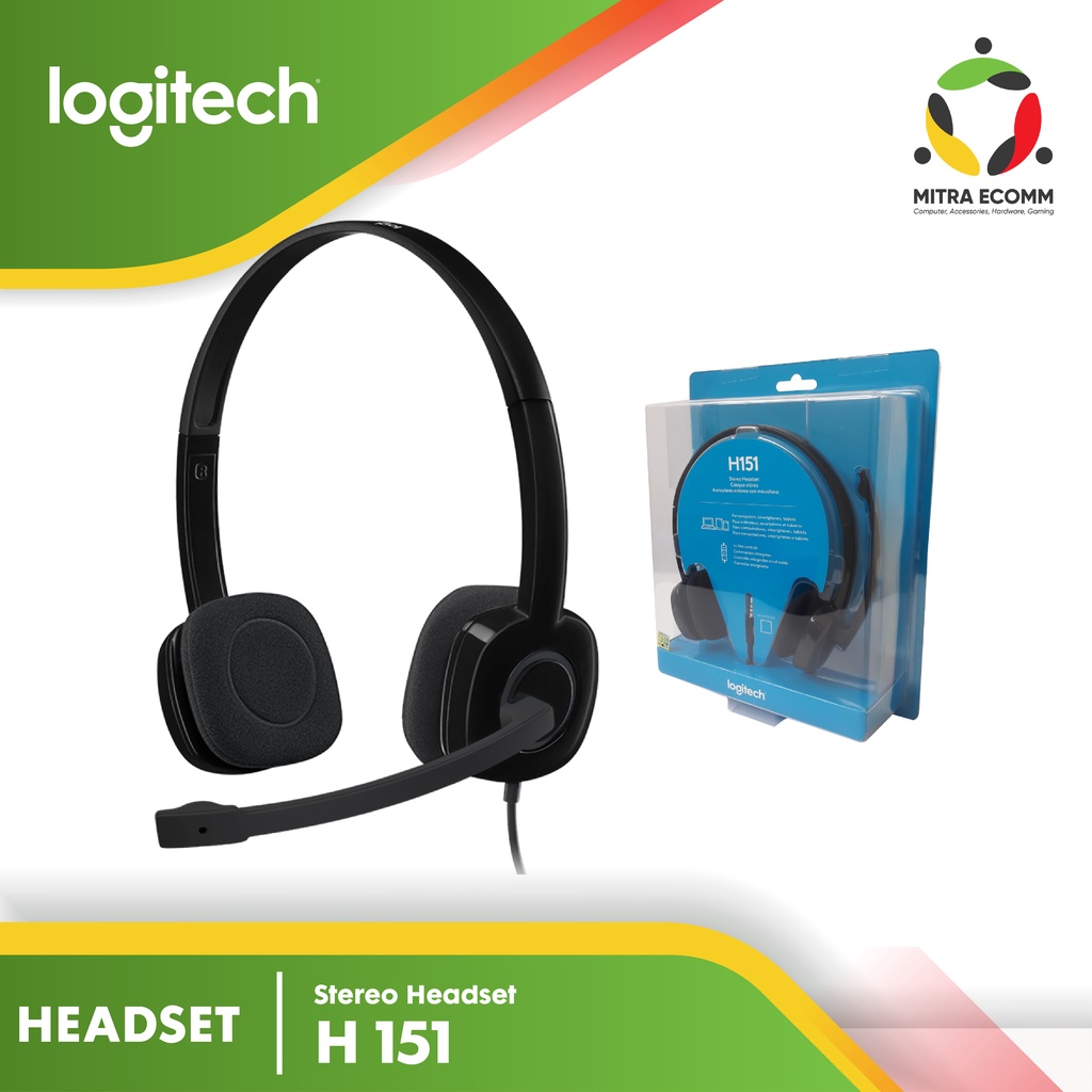 Jual HEADSET LOGITECH H151 GARANSI RESMI H 151 | Shopee Indonesia