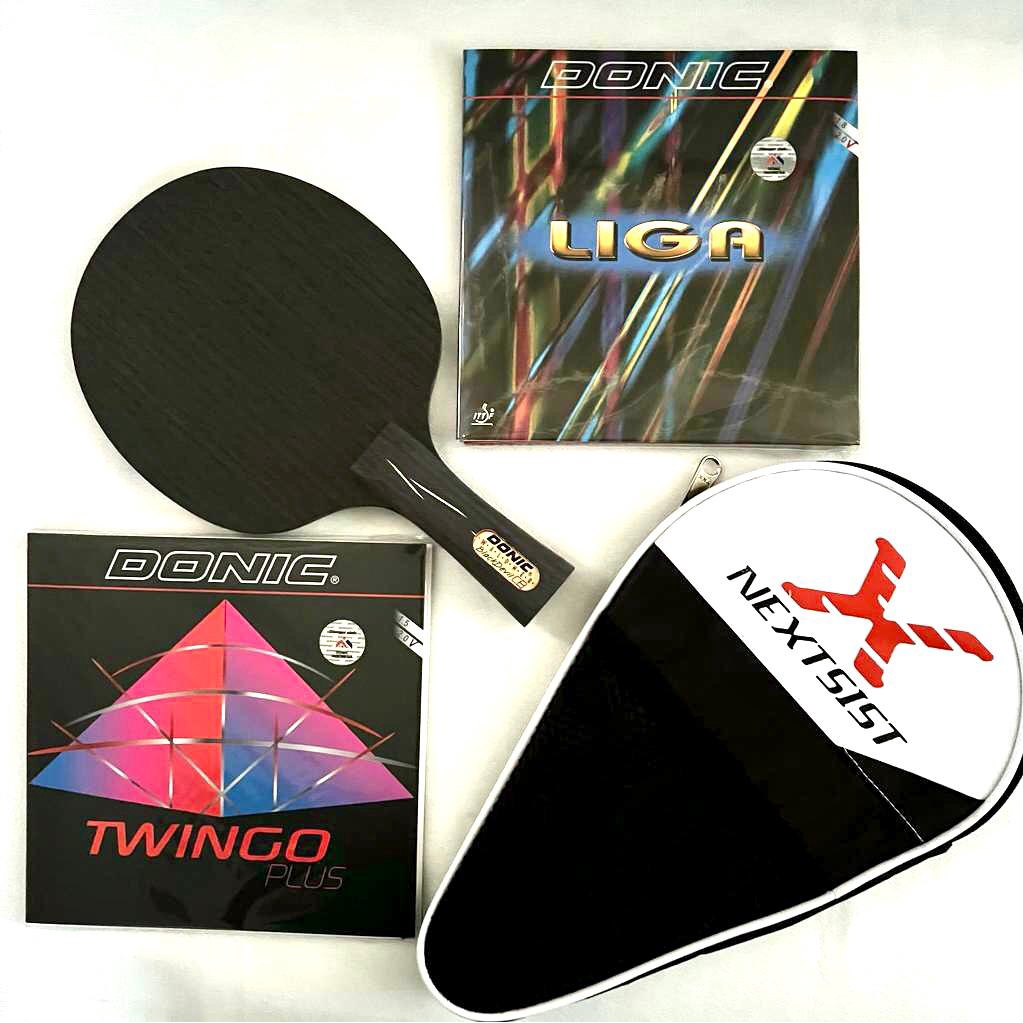 Jual Raket Tenis Meja Donic Black Devil Kombinasi Karet Set | Shopee Indonesia