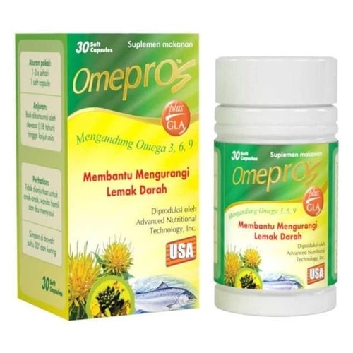 Jual OMEPROS 30 SOFT CAPSULES / MEMBANTU MENGURANGI LEMAK DARAH ...