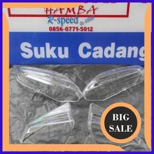 Jual suku cadang mika kaca sein depan belakang bening satria 2 tak hiu ...