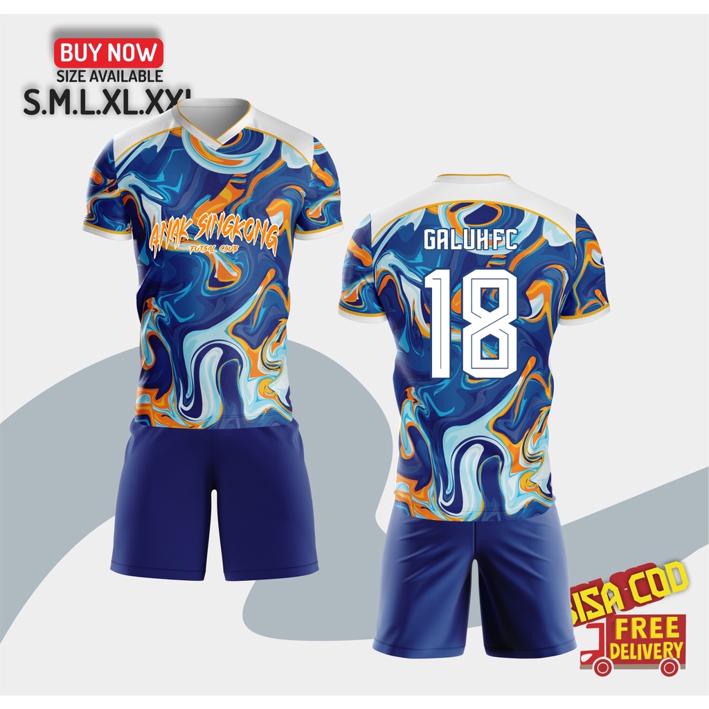 Jual BAJU JERSI/JERSY/JERSEY PRINTING BOLA BAJU JERSEY FUTSAL JERSEY ...