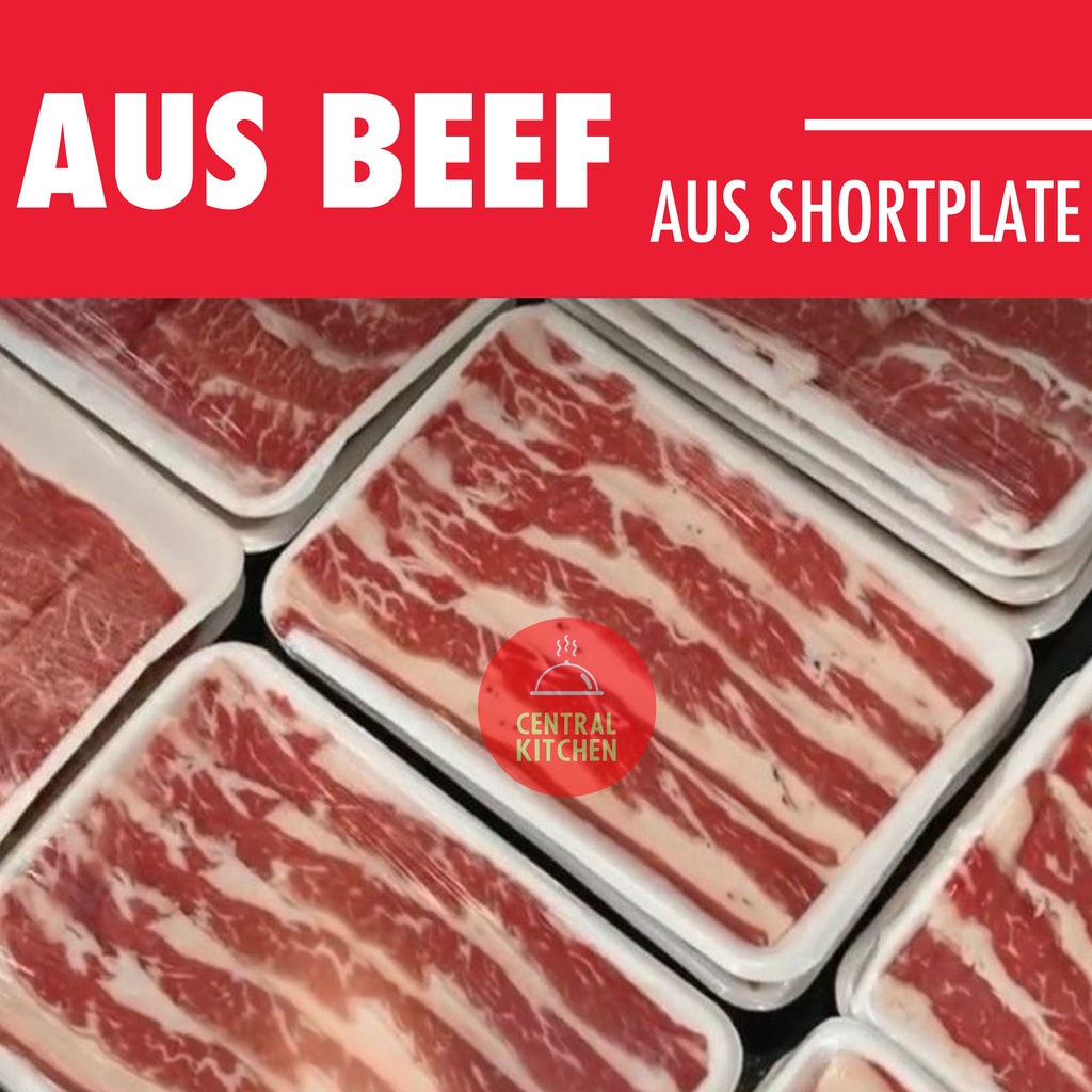 Jual Shortplate AUS Sliced Slice Beef / Sukiyaki Yakiniku Shabu ...