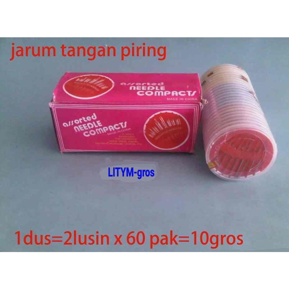 Jual Jarum Jahit Jarum Tangan KECIL / JARUM PIRING BESAR / JARUM ROSE ...
