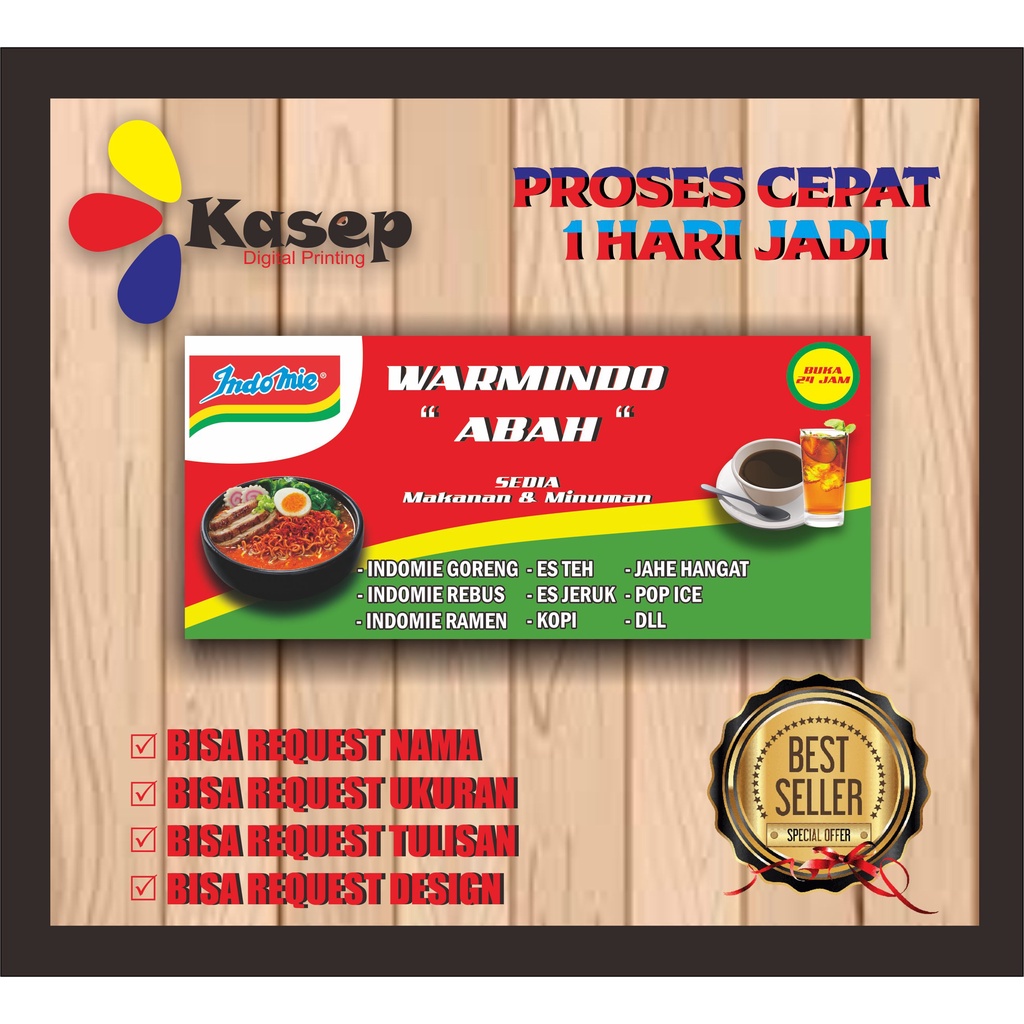 Jual Spanduk Banner Warmindo / Spanduk Banner Jualan Warung Indomie ...