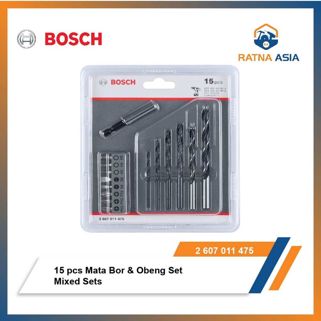 Jual Mata Obeng Set Bosch 15 pcs Mata Bor & Mata Obeng Set | Shopee ...
