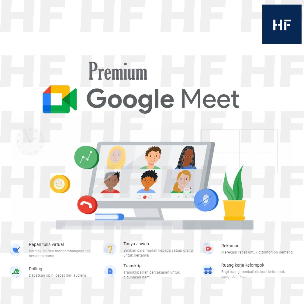 Jual GOOGLE MEET PREMIUM SEWA 1 HARI 3 HARI 7 HARI | Shopee Indonesia