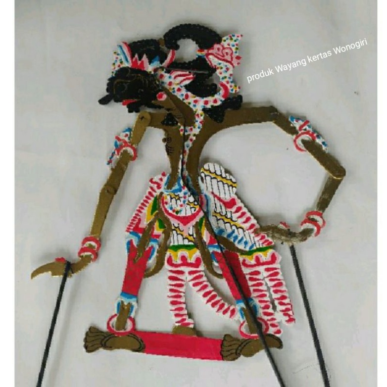 Jual WAYANG kulit kertas mainan Antareja /Ontorejo tinggi wayang-+ 60cm ...