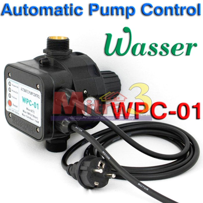 Jual Produk Terbaik] Automatic Pump Control WASSER WPC-01 Otomatis ...