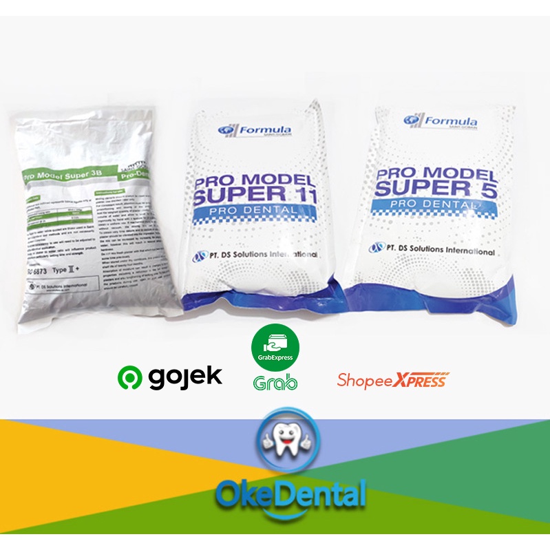 Jual Gips Stone Biru Formula Pro Model Super Type II (bahan cetak gigi ...