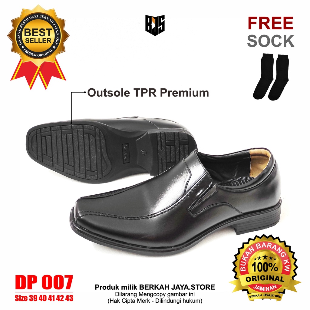 Jual Sepatu Pantofel Pria Pantofel Hitam Pria Sepatu Pantopel Fantofel ...