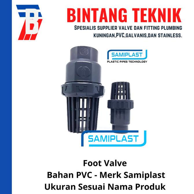 Jual Foot Valve 6" Inch Pvc Samiplast Jis | Shopee Indonesia