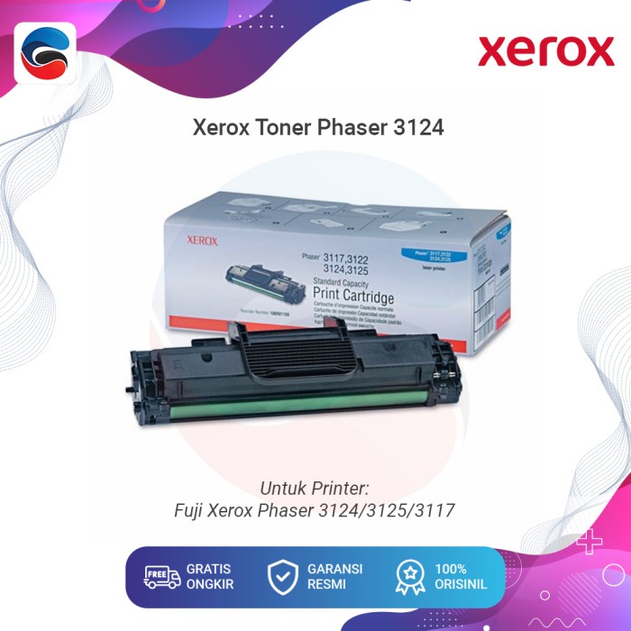 Jual FUJI XEROX Toner Phaser 3124 Original Cartridge | Shopee Indonesia