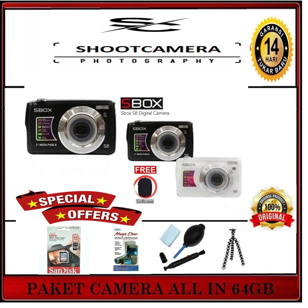Jual CAMERA SBOX S8 21MP POCKET SBOX ORIGINAL GARANSI RESMI ORIGINAL | Shopee Indonesia