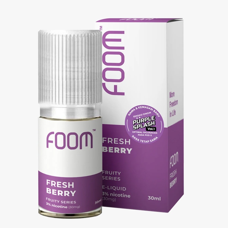 Jual FOOM Fresh Berry Vol.1 Salt Nic E-Liquid 30ML 30MG | Shopee Indonesia