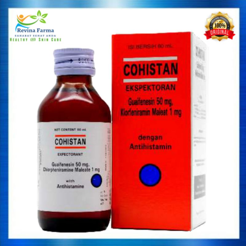 Jual Cohistan Expectorant Syrup 60ml, Cohistan Ekspektoran Sirup Obat ...