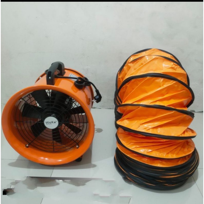 Jual Kipas portable Ventilator Blower 18 inch Plus Flexible Duct 10 ...
