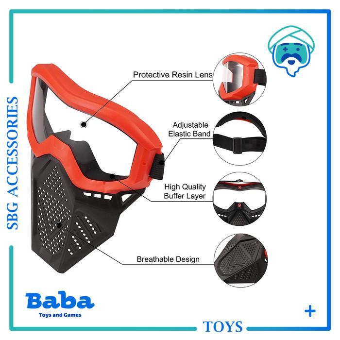 Jual Topeng Pelindung Nerf Disruptor Elite Tactical Rival Mask | Shopee ...
