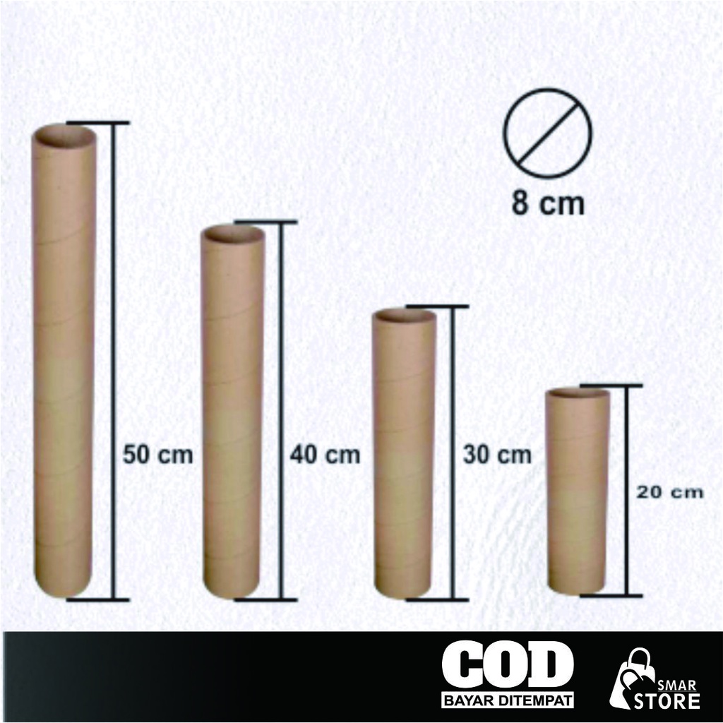 Jual Paper Tube / Selongsong Packing Tabung untuk Sticker dll. | Shopee ...