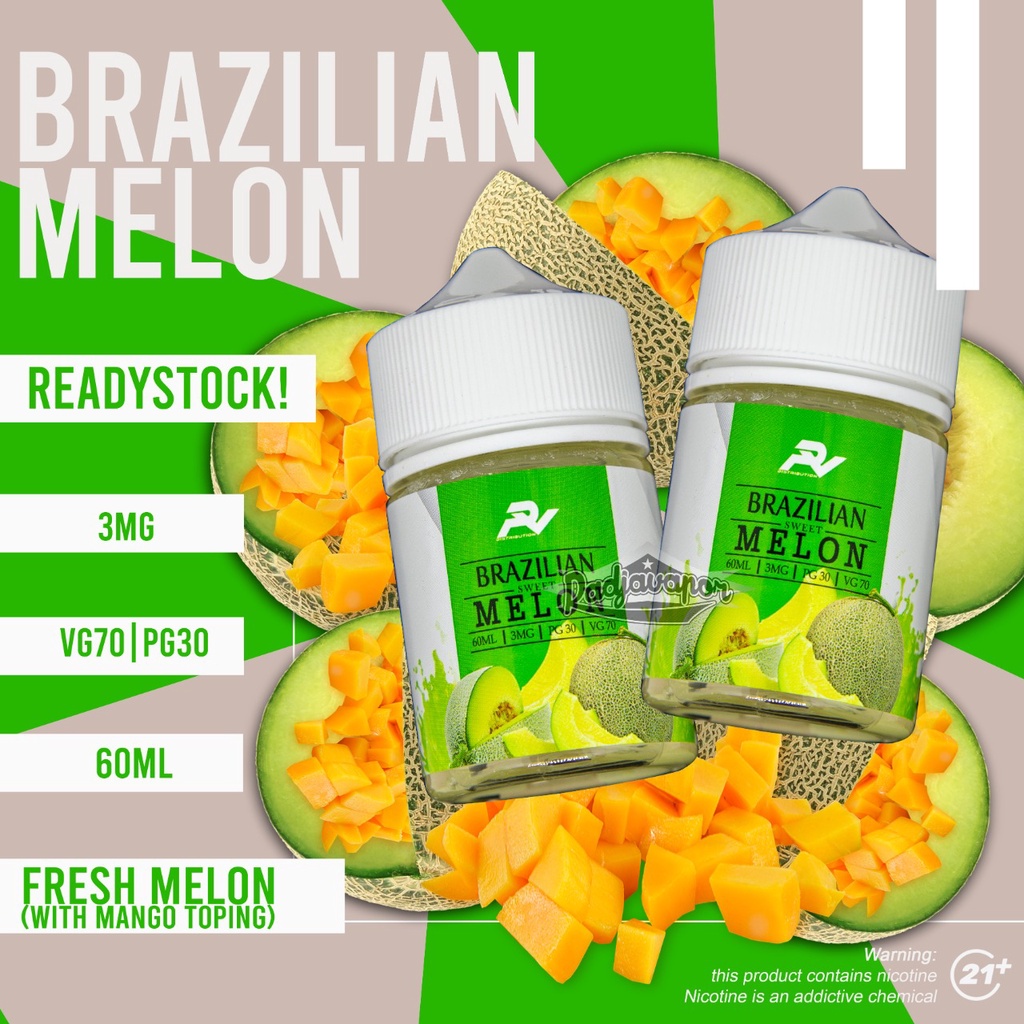 Jual LIQUID BRAZILIAN MELON 60ML | Shopee Indonesia