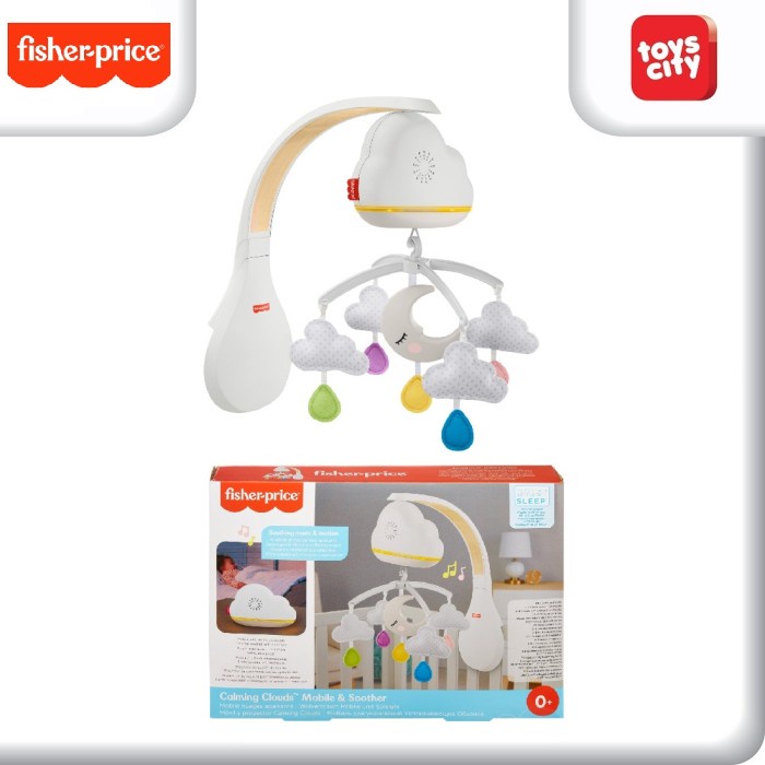 Jual FISHER PRICE CALMING CLOUDS MOBILE AND SOOTHER CRIB SOUND MACHINE ...