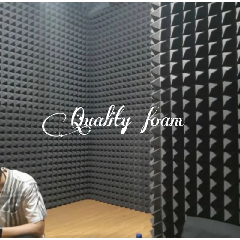 Jual busa peredam suara ruangan Acoustic pyramid 200×50cm/100×100cm ...