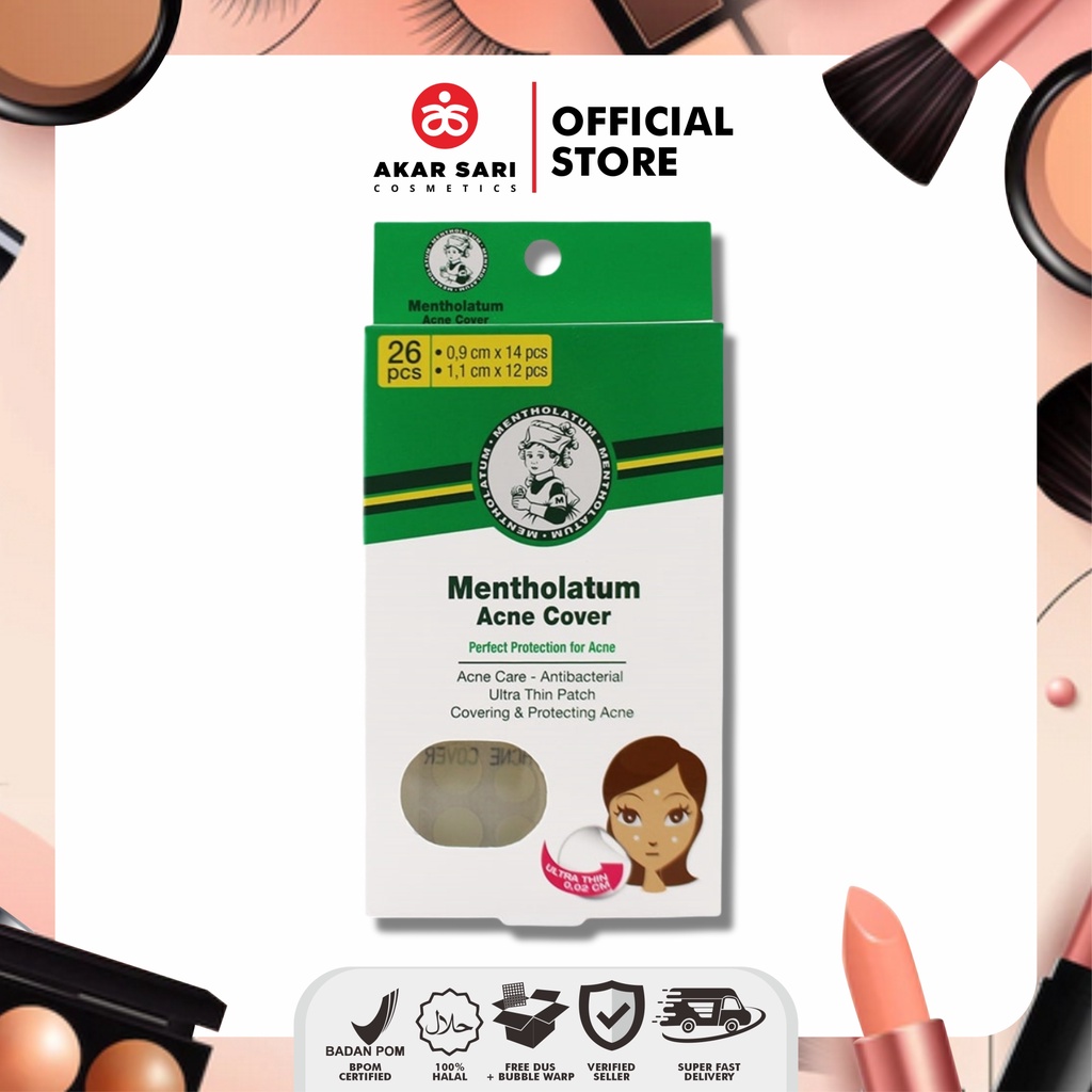 Jual MENTHOLATUM ACNE COVER - Penutup Jerawat Isi 26 Pcs | Shopee Indonesia