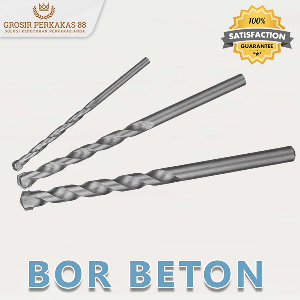 Jual Mata Bor Beton Dinding Tembok 5mm 6mm 8mm 10mm 12mm | Shopee Indonesia