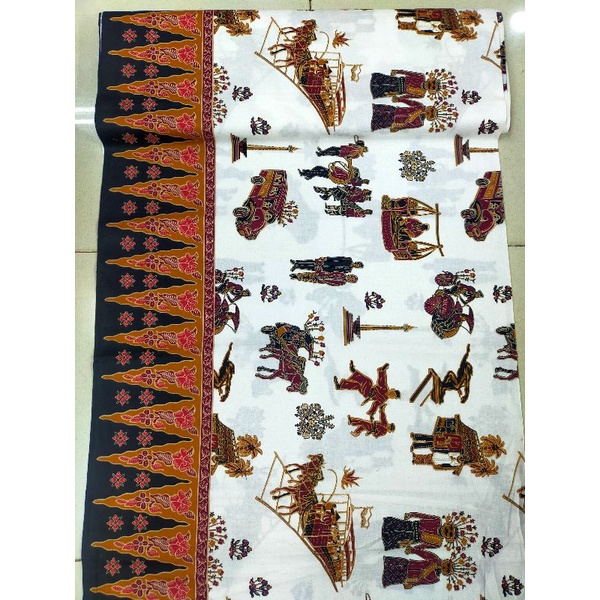 Jual New Batik Motif Ondel-ondel Sripamiluta ningrat. Bahan Kain Batik ...