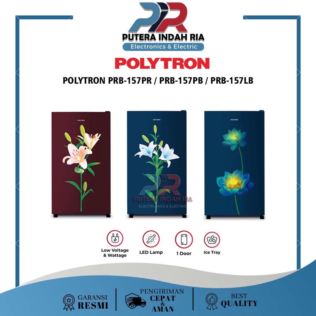 Jual Kulkas 1 Pintu POLYTRON PRB-157 PR-PB-LB | Shopee Indonesia