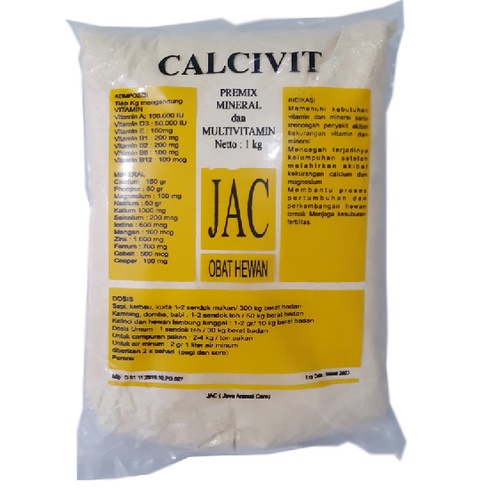 Jual CALCIVIT-Premix POWDER Calcium dan Multivitamin | Shopee Indonesia