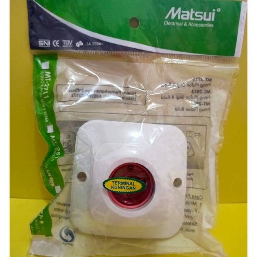 Jual Fitting Tempel Plafon Matsui Segi Asli Kuningan | Shopee Indonesia