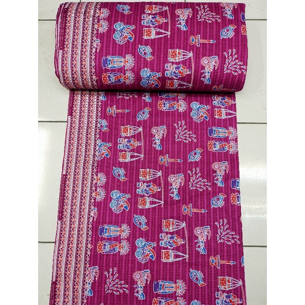 Jual New Batik Motif Ondel-ondel Sripamiluta ningrat. Bahan Kain Batik ...
