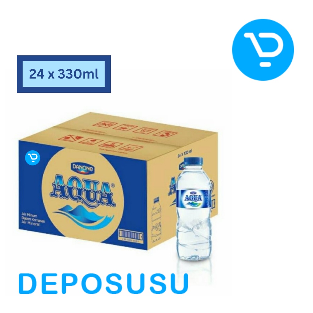 Jual AQUA Air Mineral Botol 1 Box 1 Karton | Shopee Indonesia