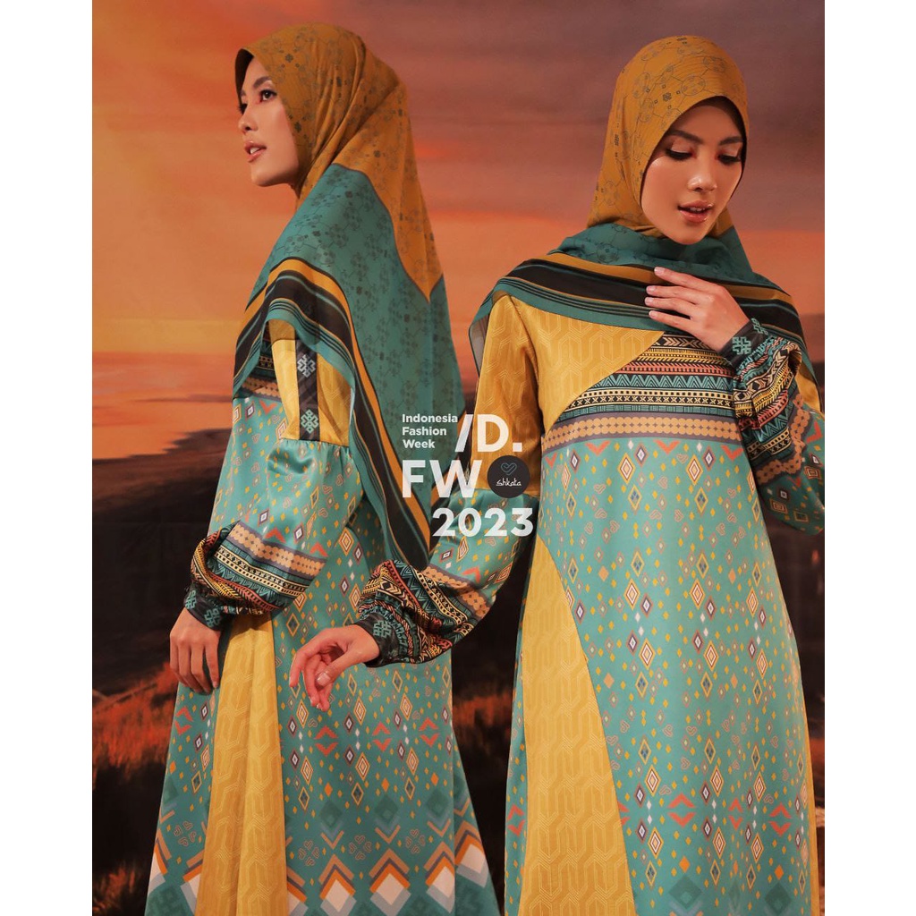 Jual SHakata IFW SERIES SCUBA ETNIK (gamis) | Shopee Indonesia